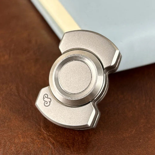 Fidget Spinner Silver 3-in-1 Stainless Steel | Stress Relief