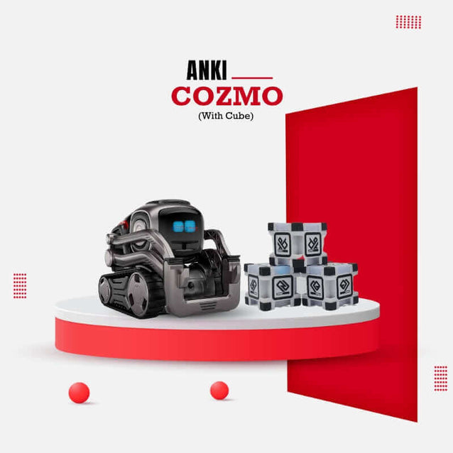 Anki Cozmo Liquid Metal Edition | 3 Cubes, Charger, Warranty