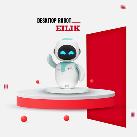 Eilik Robot – Blue & Pink Interactive Emotional Robots
